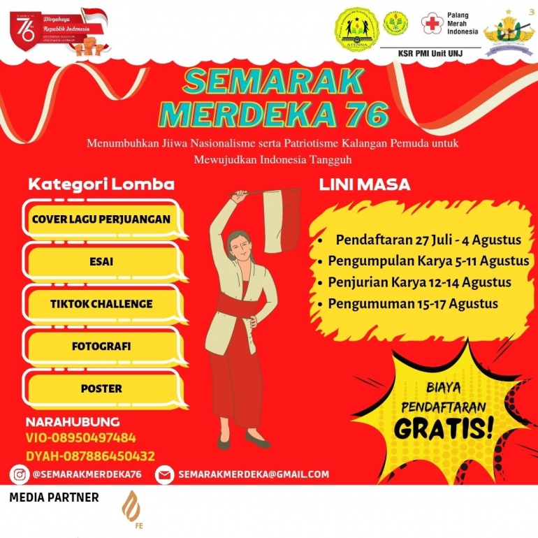 Yuk ikuti lomba Semarak Merdeka dalam Rangka Hari Peringatan ... Yuk ikuti lomba Semarak Merdeka dalam Rangka Hari Peringatan ...